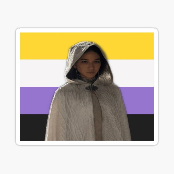 "Mysaria - Nonbinary Pride Flag" Sticker for Sale by TubaTeeDesignSh ...