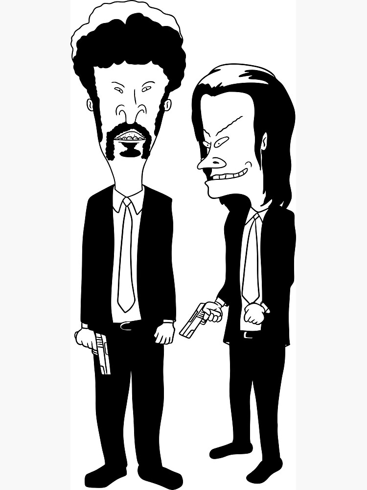 "Beavis and Butt-head with guns" Poster for Sale by maesens | Redbubble