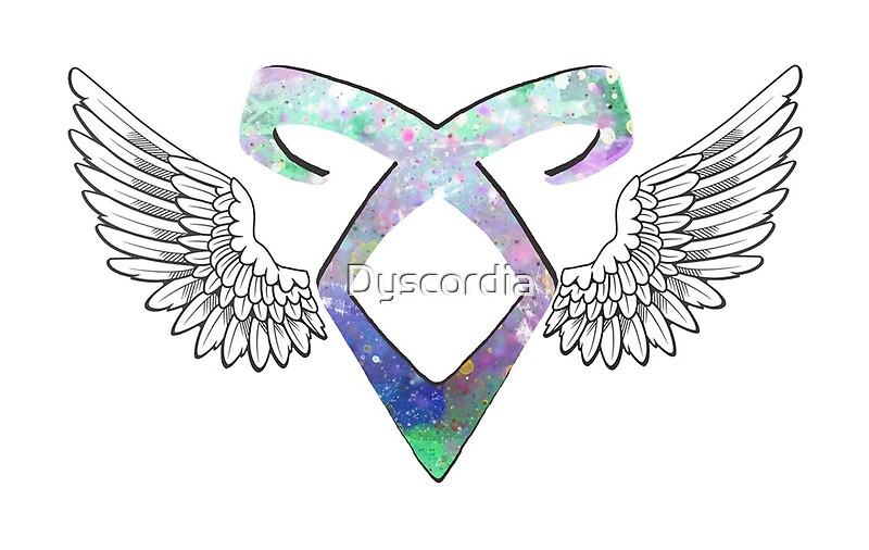 "Shadowhunters angelic rune - light" by Dyscordia | Redbubble