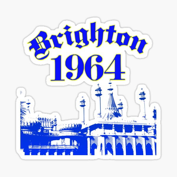 "BRIGHTON " Sticker for Sale by BrianUK | Redbubble