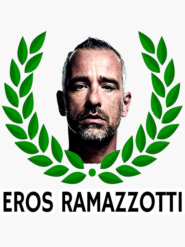 "Eros Ramazzotti" Sticker for Sale by alfredoartes | Redbubble