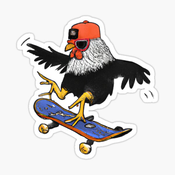 "Fast and Furious Chicken" Sticker for Sale by no8design | Redbubble
