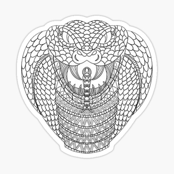 "Snake series 023" Sticker for Sale by DavidDai | Redbubble