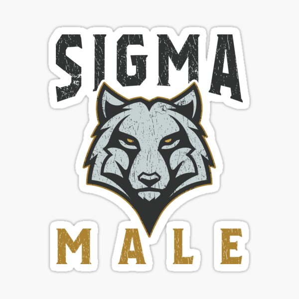 "Sigma Male Wolf " Sticker for Sale by jaygo | Redbubble