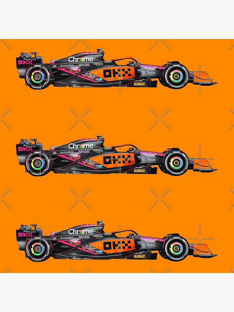 "McLaren MCL36 OKX Special Livery F1 Car - Singapore GP, Japan GP ...