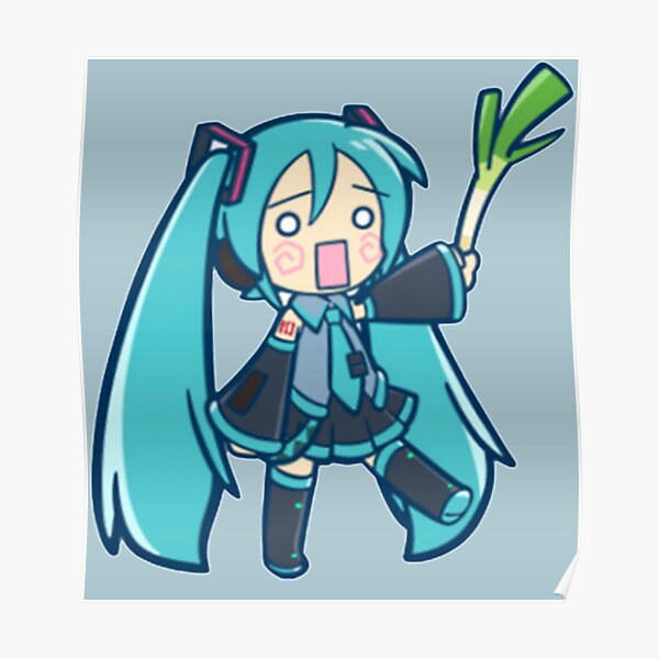 Chibi Miku Vol2 Poster For Sale By Nelliechristi Redbubble