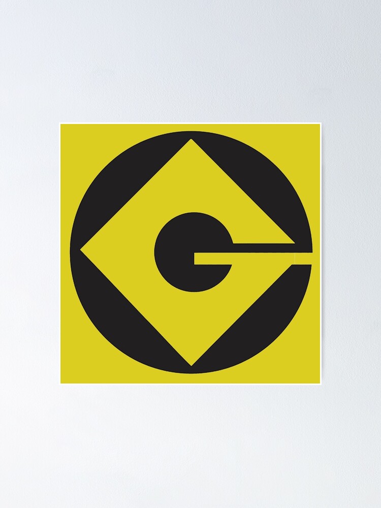 "Gru G Logo" Poster for Sale by NostalgiacNT | Redbubble