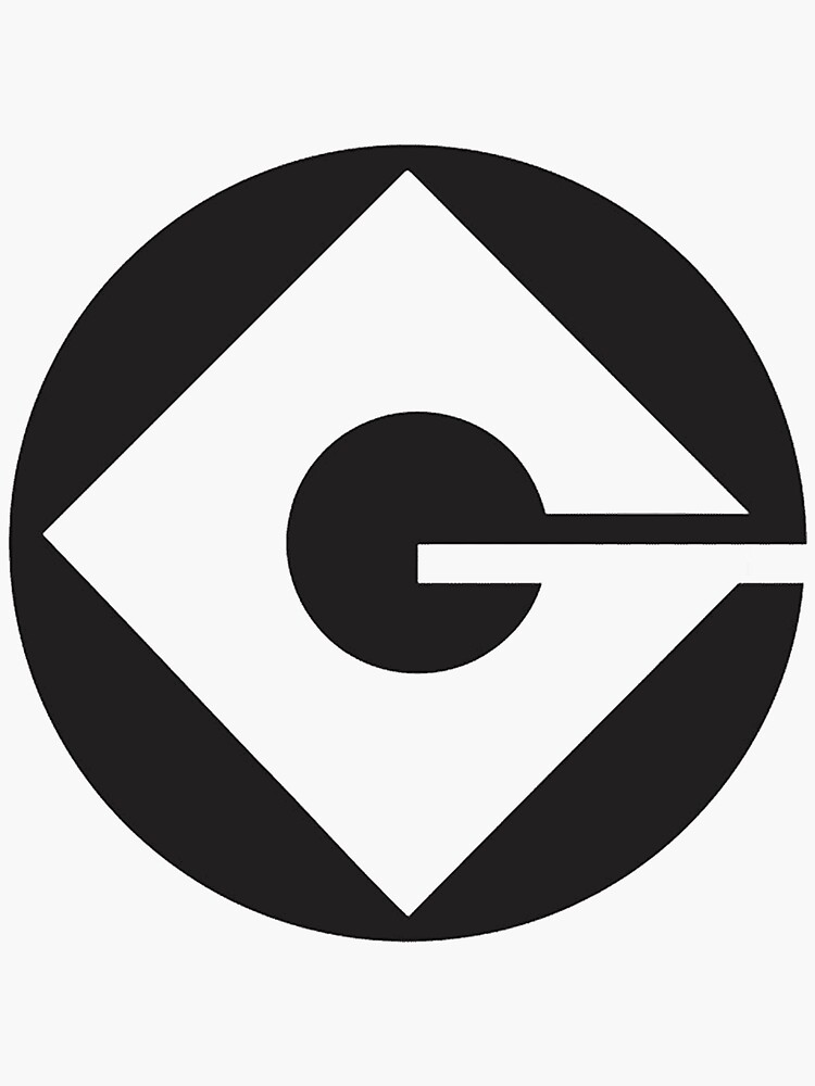 "Gru G Logo" Sticker for Sale by NostalgiacNT | Redbubble