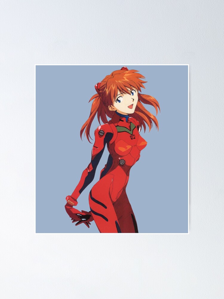 "Neon Genesis Evangelion - Asuka Souryuu" Poster for Sale by ...