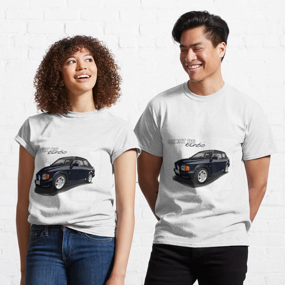 "Ford Escort RS Turbo Vector Drawing - Black" Poster for Sale by ...