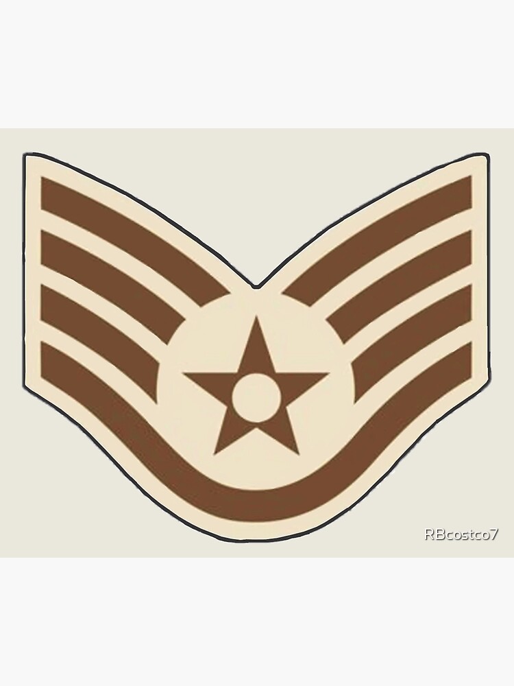 "Air Force Staff Sergeant Stripes" Poster for Sale by RBcostco7 | Redbubble