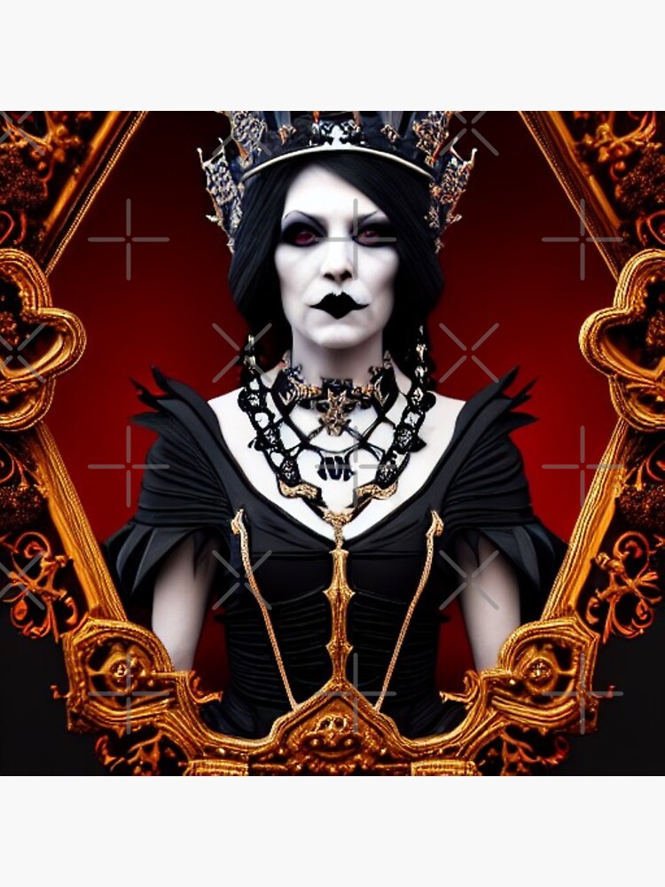 "Say Hello to "Royal Goth Queen"" Sticker for Sale by WhisperingRoyal ...