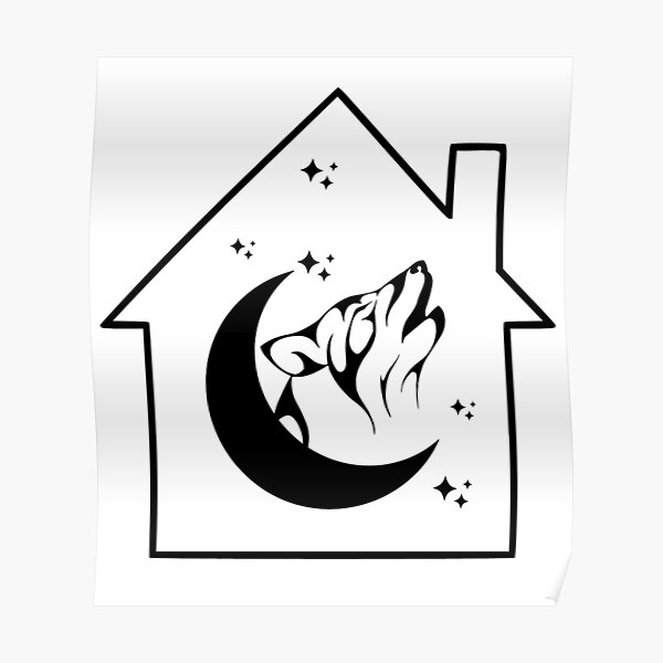 "Wof house" Poster for Sale by HelloTARA | Redbubble