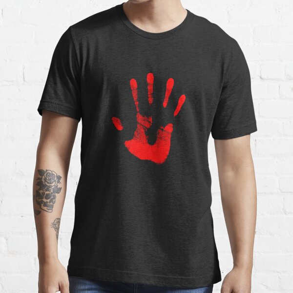 "Red Right Hand" T-shirt for Sale by larrymcfarland | Redbubble | hand ...