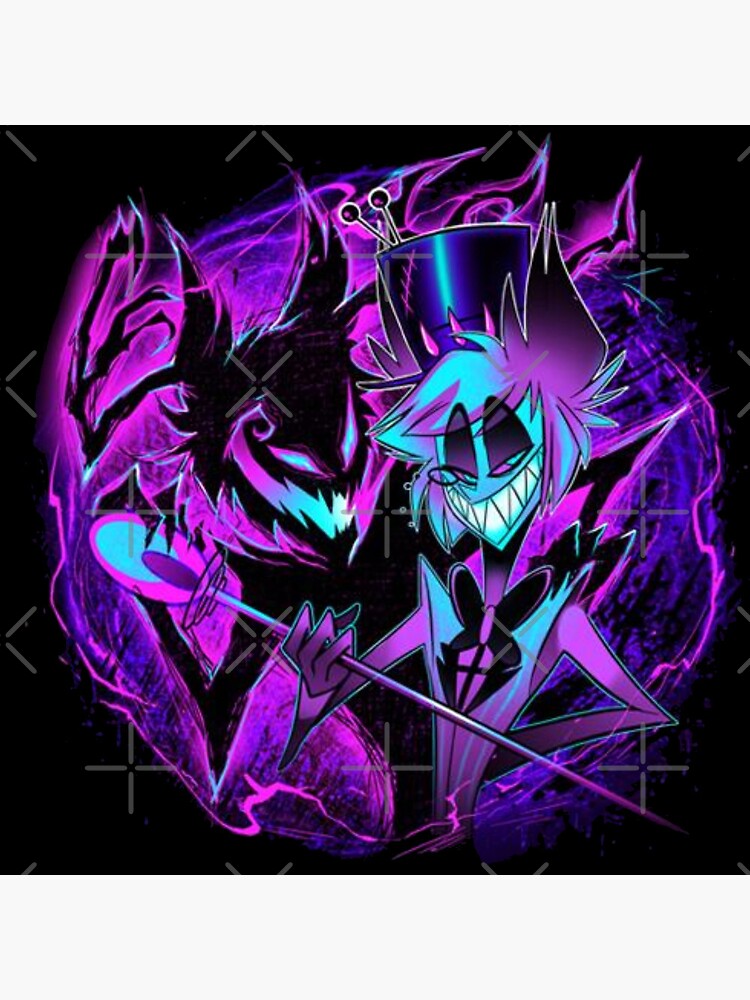 Alastor And His Shadow - Hazbin Hotel Pin Button