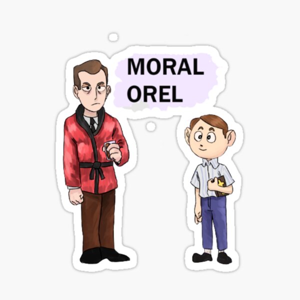 "You will look attractive when wearing a moral orel T-shirt" Sticker ...