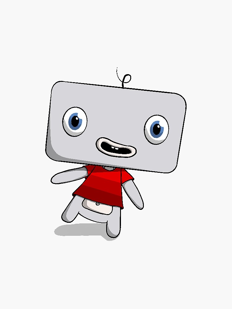 "Square Heads Balanced" Sticker for Sale by furyartstory | Redbubble