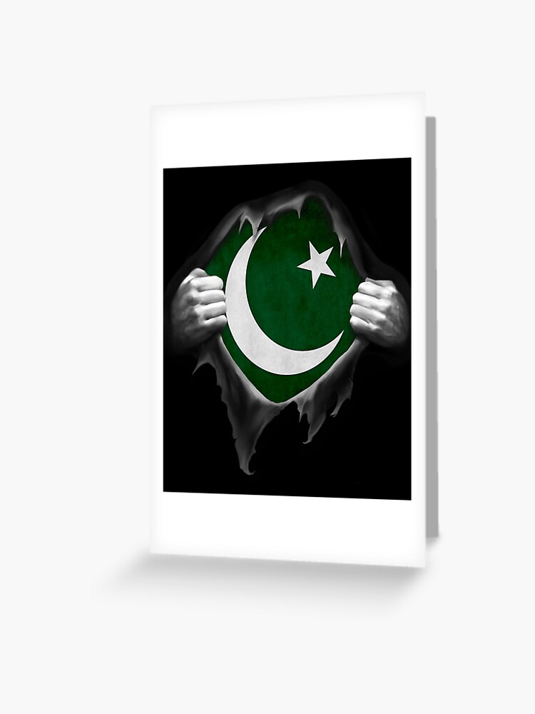 "Pakistan Flag. Proud Pakistani " Greeting Card for Sale by ...