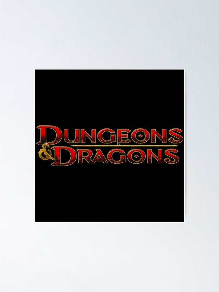 "Dungeons and Dragons Logo" Poster for Sale by NostalgiacNT | Redbubble