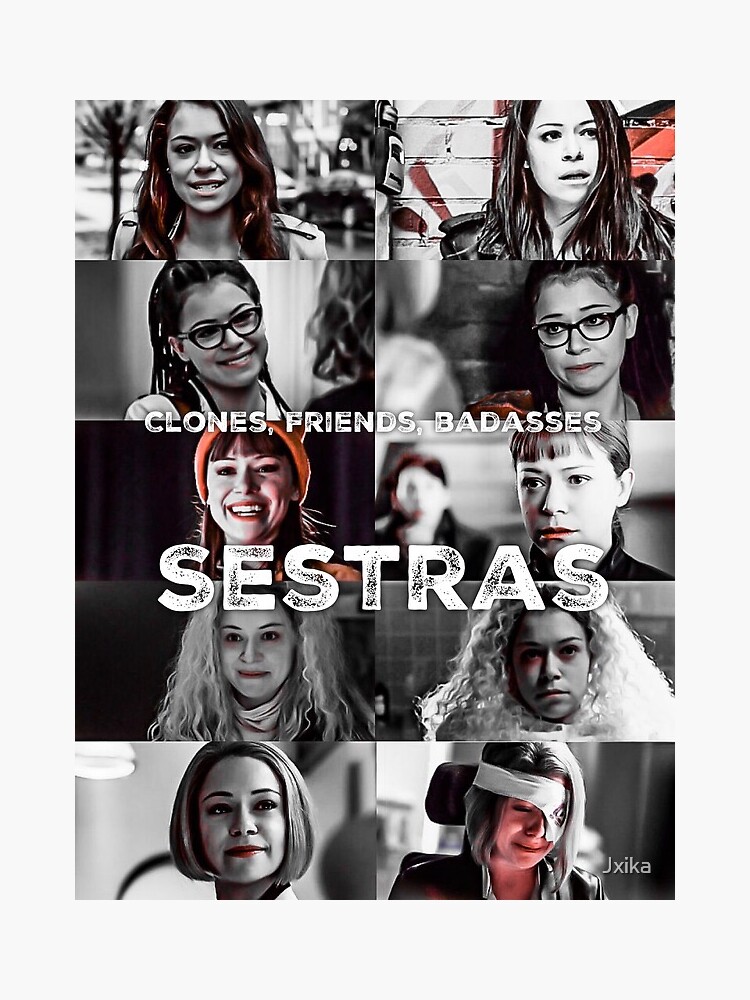 "Orphan Black (Sestras)" Sticker for Sale by Jxika | Redbubble