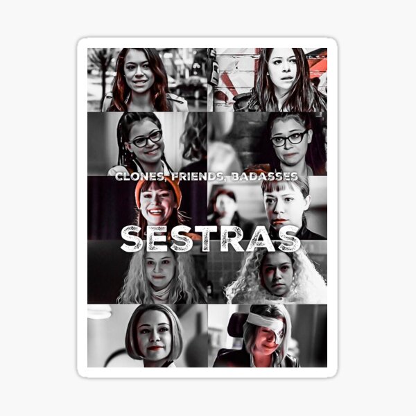 "Orphan Black (Sestras)" Sticker for Sale by Jxika | Redbubble