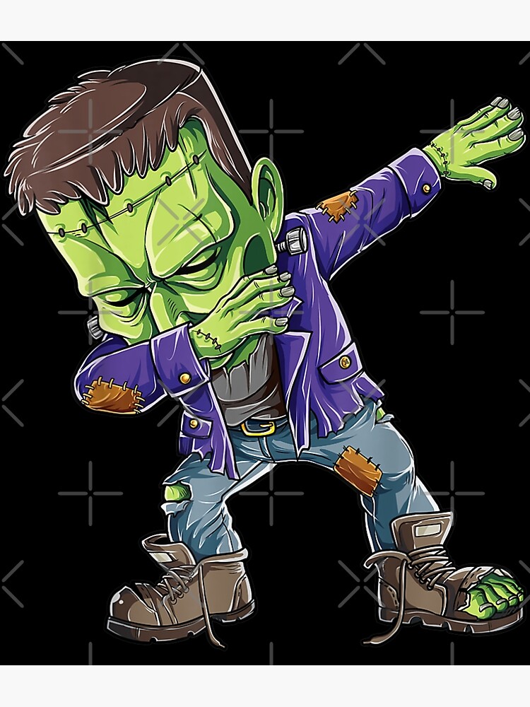 "Halloween Dabbing Frankenstein Monster Zombie Dab" Poster for Sale by ...