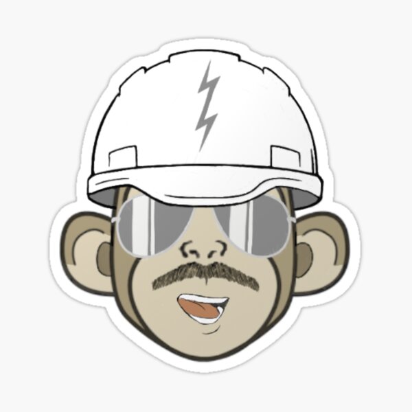 "Ape Mark" Sticker for Sale by metpiece-art | Redbubble