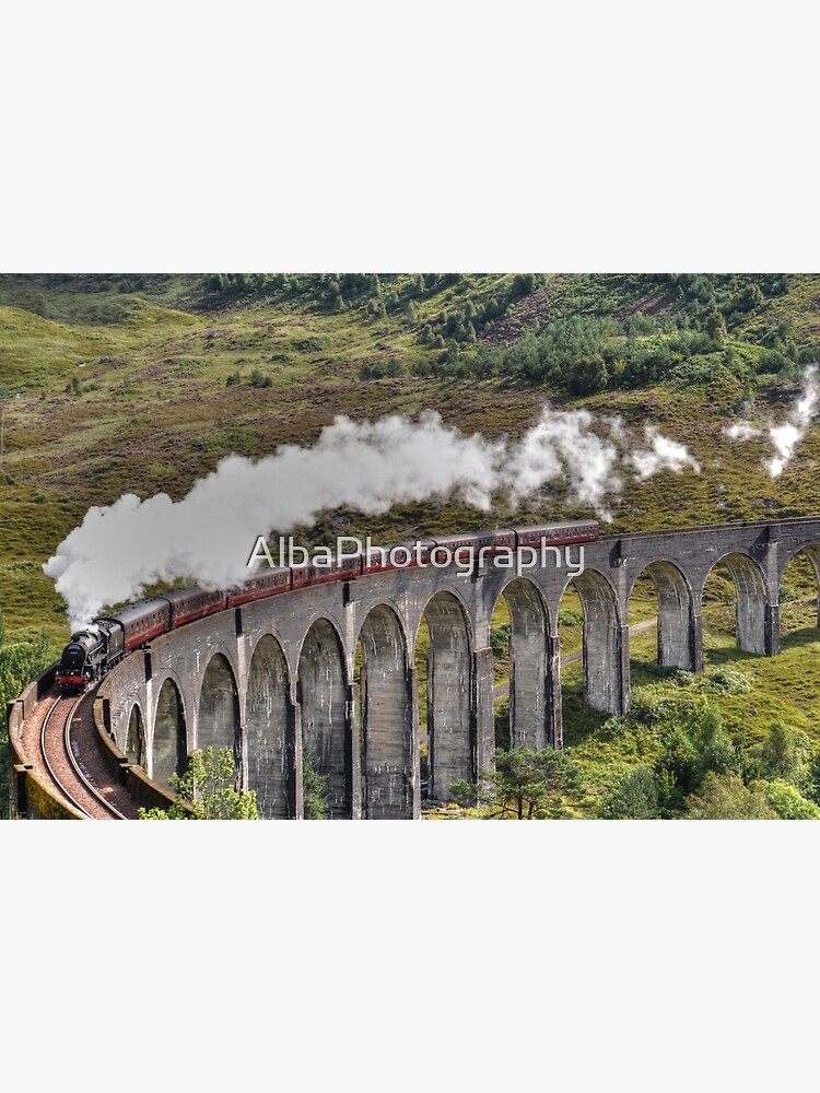 "Jacobite Steam Train, Glenfinnan Viaduct, Scotland." Framed Art Print ...