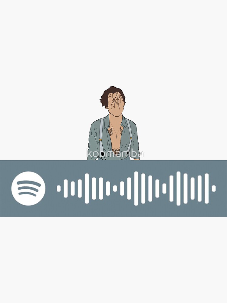 "Harry Styles Adore You Spotify Code" Sticker for Sale by kobmamba ...
