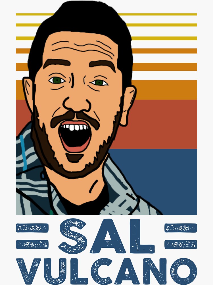 " SAL VULCANO" Sticker for Sale by TravisFlatley | Redbubble