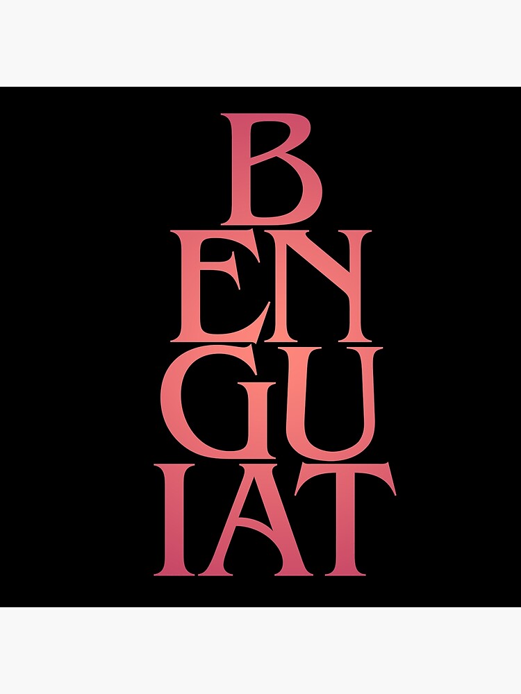 "Benguiat v.5" Poster for Sale by x1brett | Redbubble