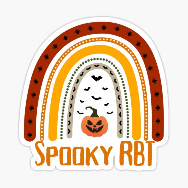 Pegatina «Spooky RBT - Halloween - Análisis conductual aplicado - ABA ...