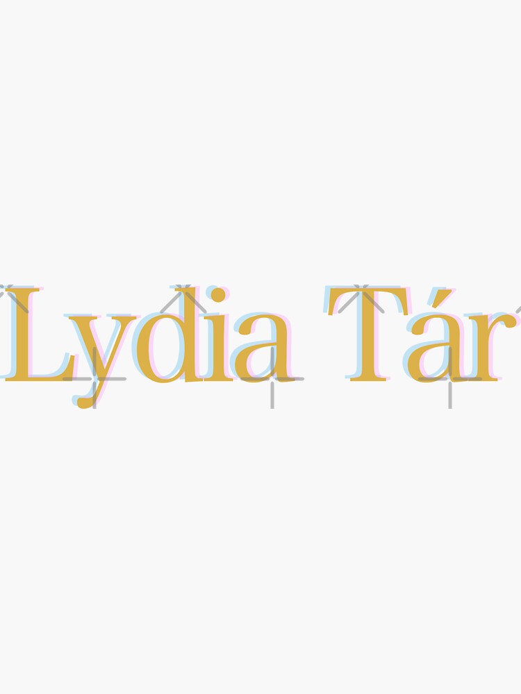 "Lydia Tár - From the movie Tár" Sticker for Sale by MartB11 | Redbubble