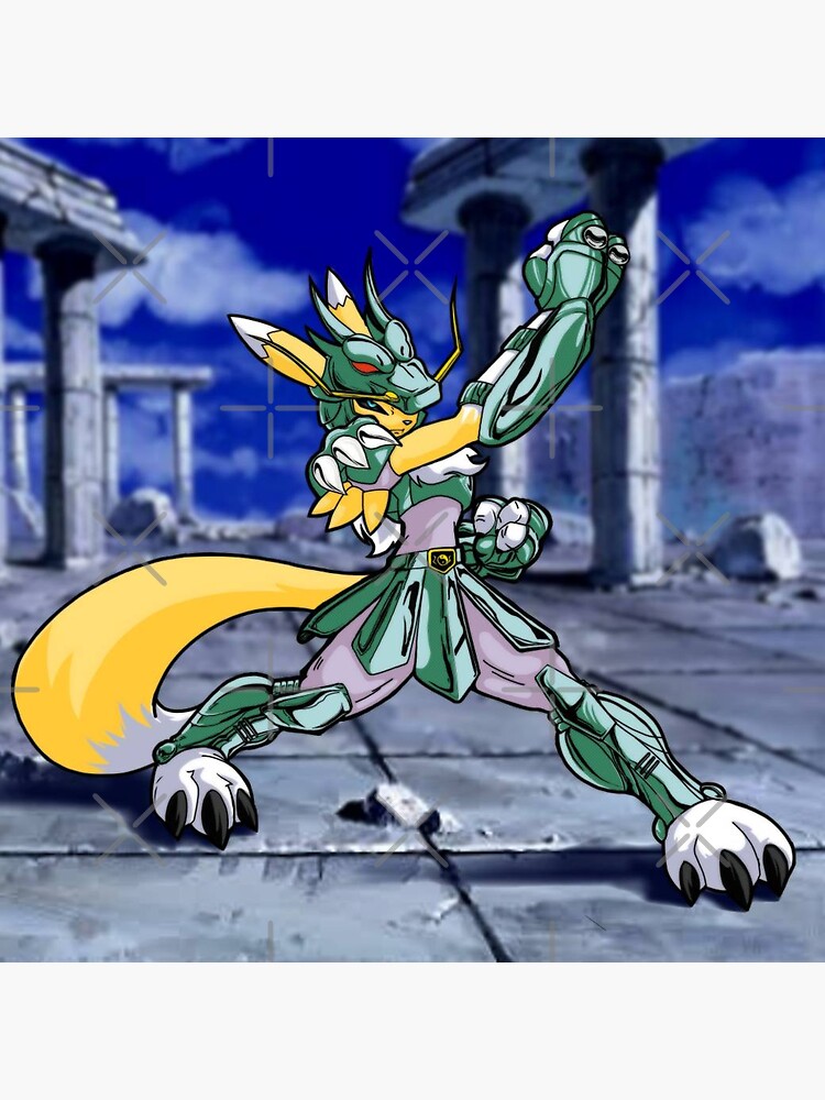 "Dragon Renamon" Sticker for Sale by Dozerguy | Redbubble
