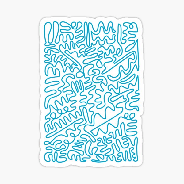 "scribble orange(orange)" Sticker for Sale by Ayushi Sharma | Redbubble