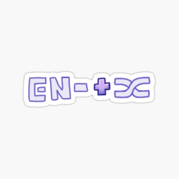 "Enha Plus Engene Logos" Sticker for Sale by deerseung | Redbubble