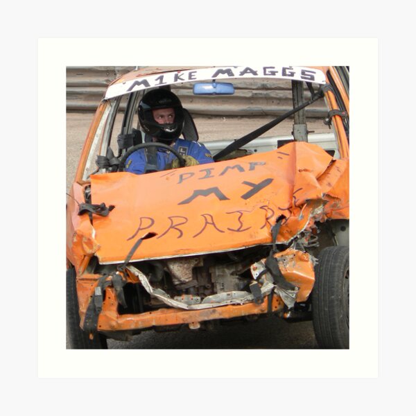 Banger Racing Wall Art | Redbubble