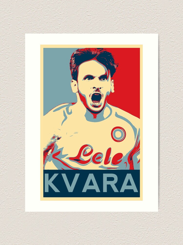 "Kvara - khvicha kvaratskhelia" Art Print for Sale by OnTheTrend ...
