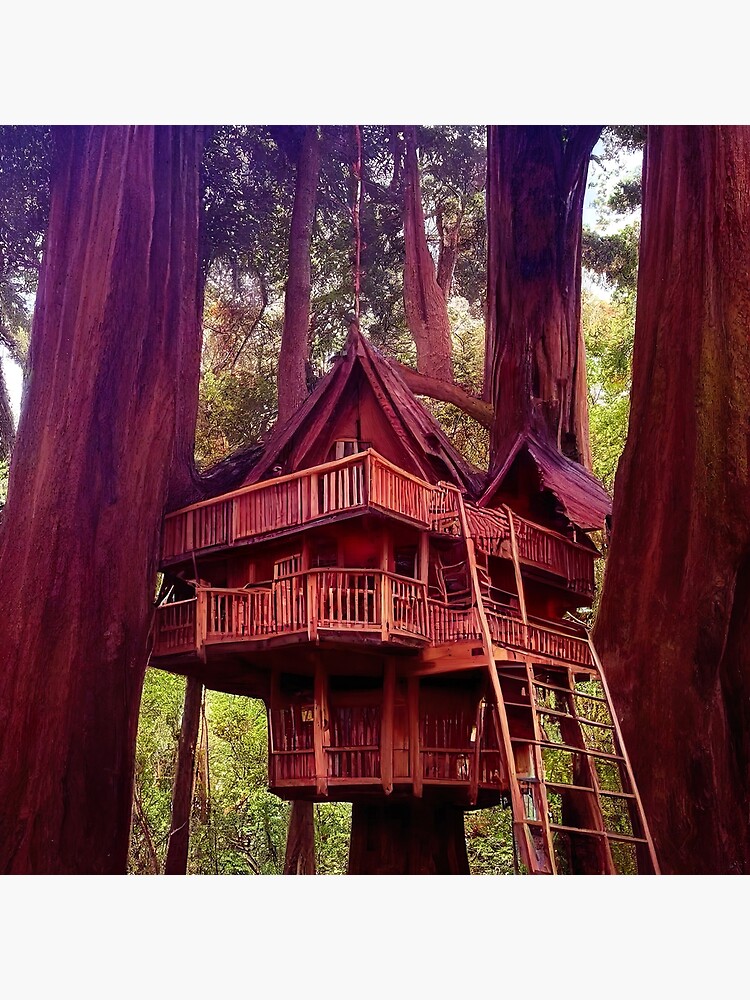 "Treehouse # 8 The Sure It’s Got a Balcony? Uuuuugh YES." Poster for ...