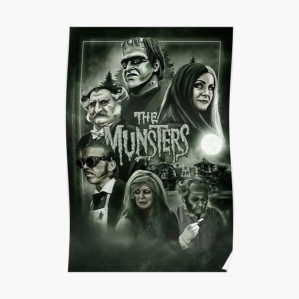 "The Munsters 2022" Poster for Sale by Roxal | Redbubble