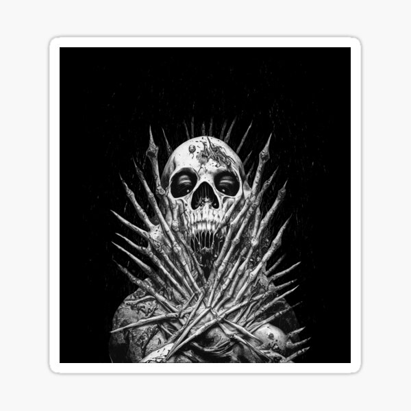"Lord of Sacrifices" Sticker for Sale by Mortala-Arts | Redbubble