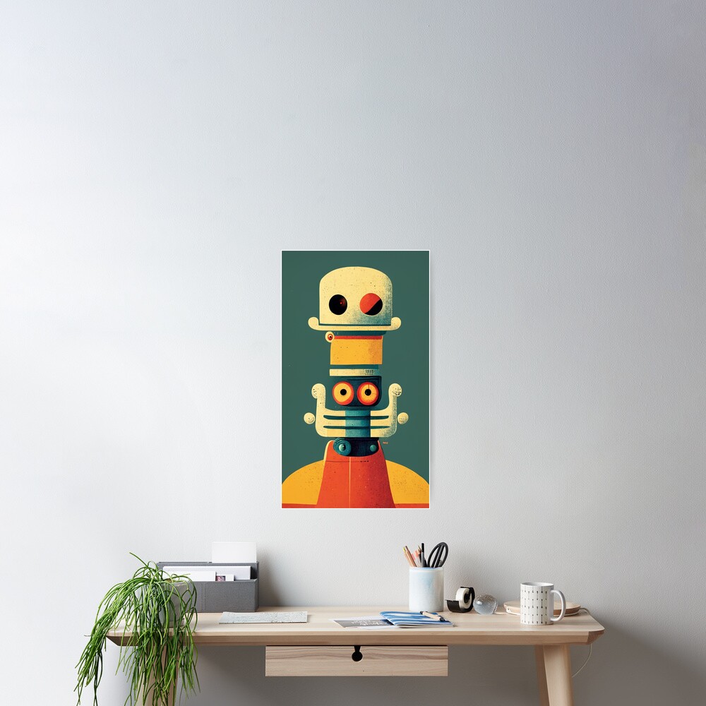 "Cuckoo Robot" Art Print for Sale by Myriam Iart | Redbubble