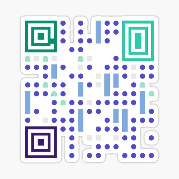 "LGBTQ+ Gay Closeted Pride QR Code" Sticker for Sale by WaterFrogE ...