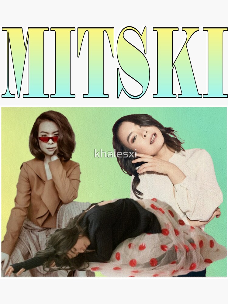 "Mitski Homage" Sticker for Sale by khalesxi | Redbubble