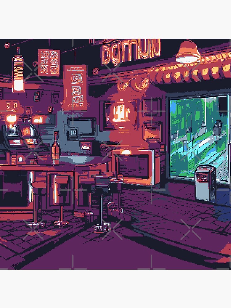"Club pixel art" Poster for Sale by Laragon11 | Redbubble