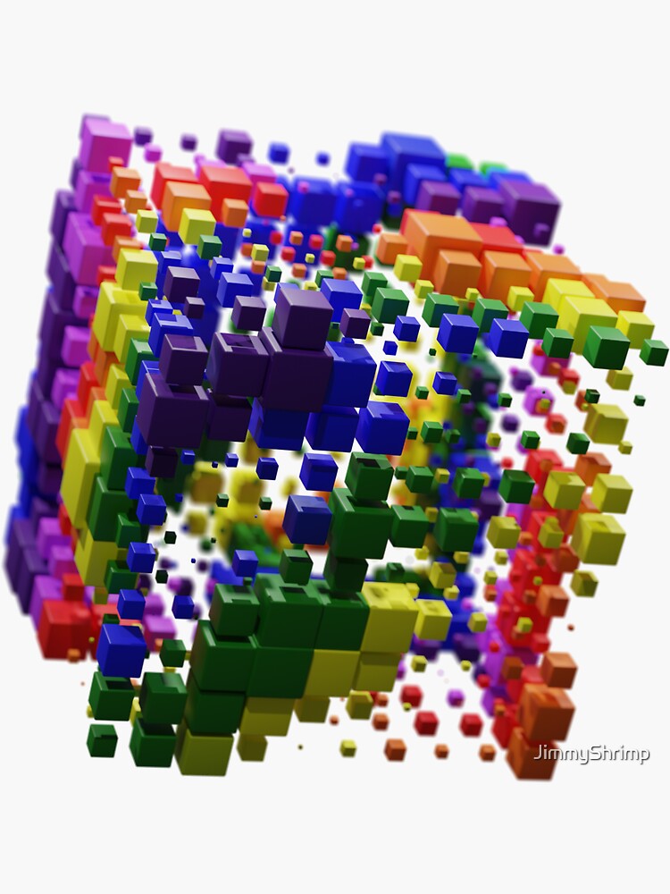 "Break The Box" Sticker for Sale by JimmyShrimp | Redbubble