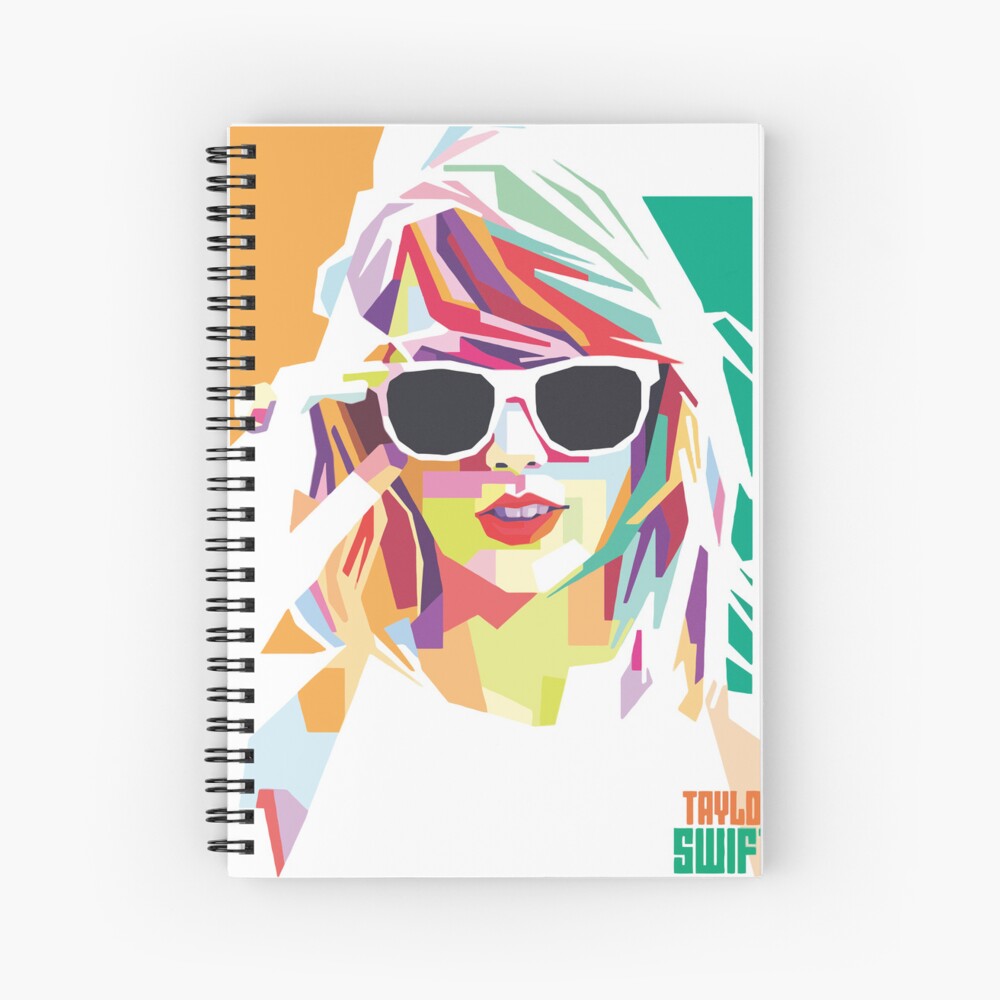 "taylor swift logo" Spiral Notebook for Sale by nijinfae | Redbubble