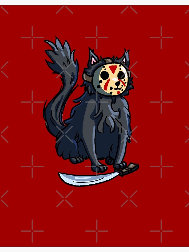 "Killer cat" Poster for Sale by vaduzart | Redbubble