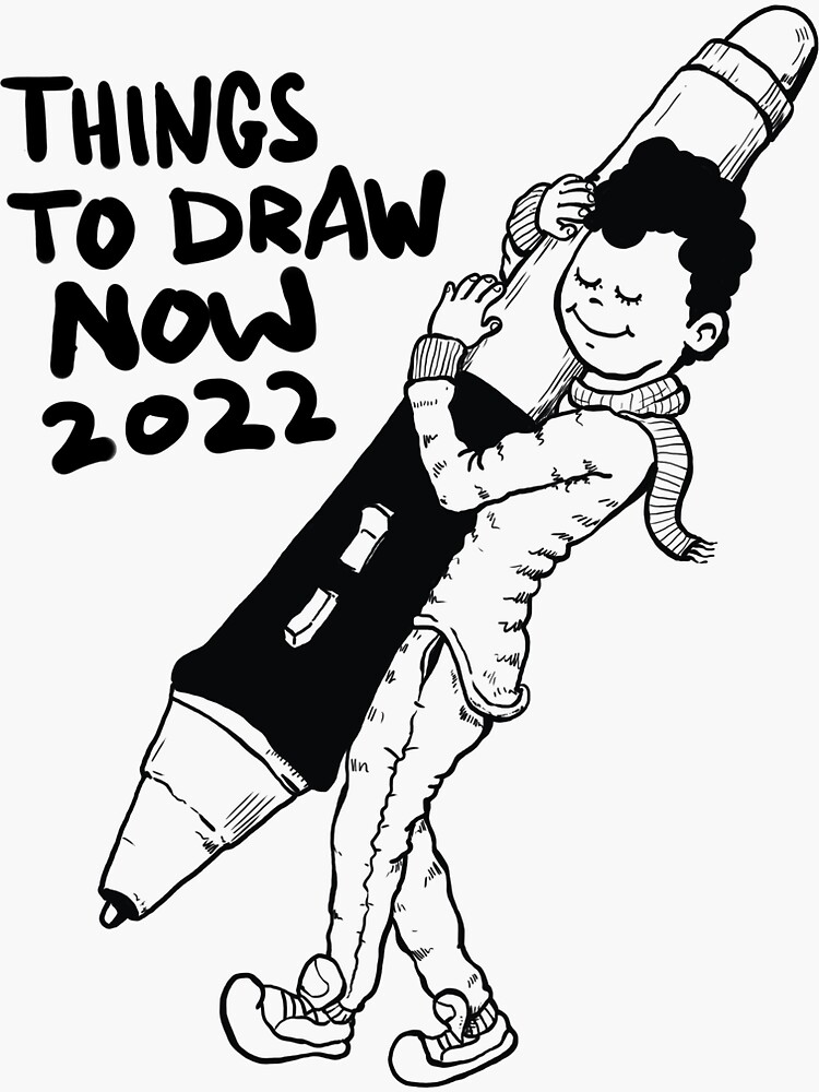 "Things to Draw Now By Omar Jongar" Sticker for Sale by thingstodrawnow ...