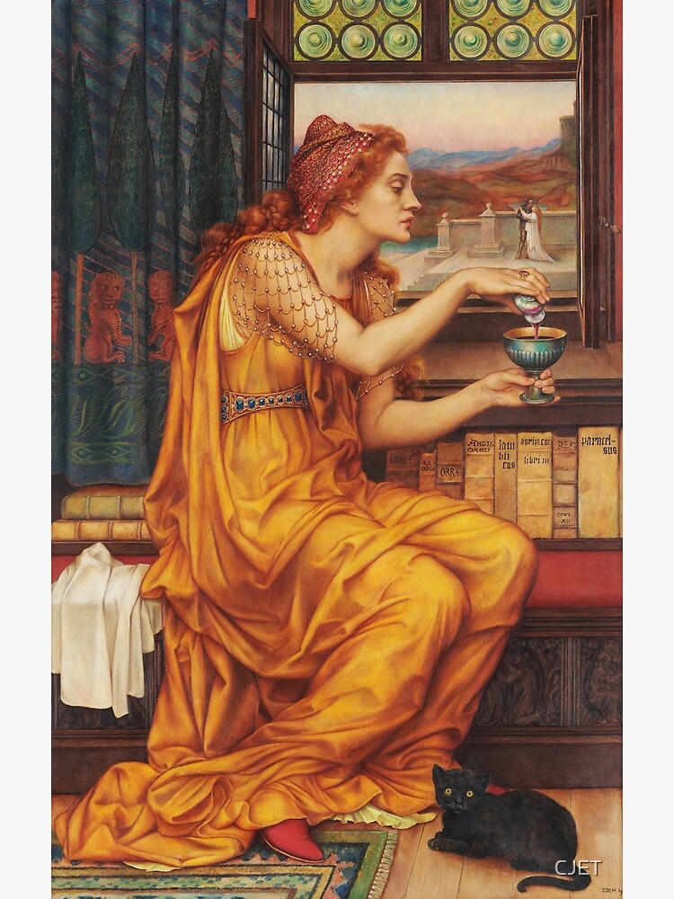 "The Love Potion | Evelyn de Morgan | 1903 Pre-Raphaelite Art" Poster ...
